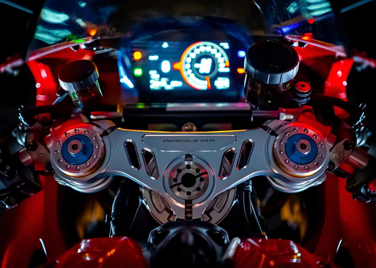 'Ducati Panigale V4 Display' Poster, picture, metal print, paint by ...