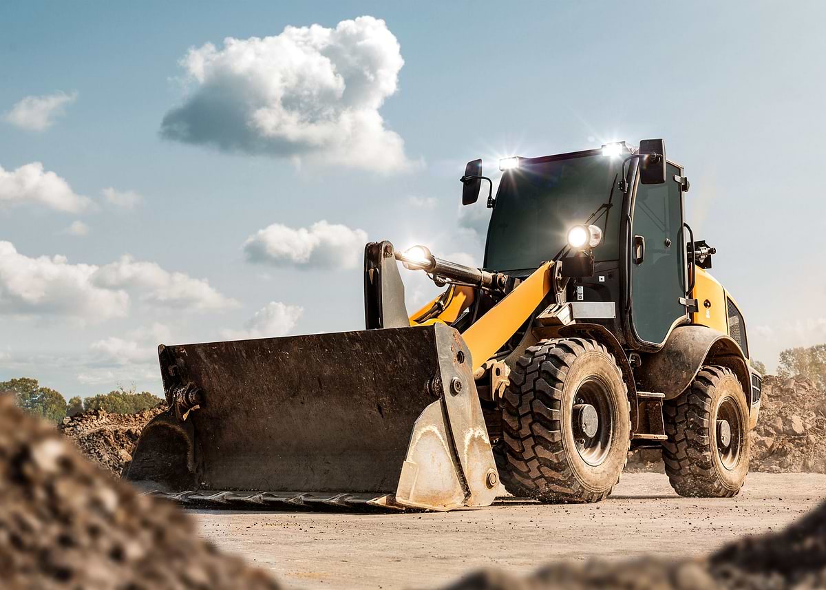 'Powerful Wheel Loader' Poster, picture, metal print, paint by ...