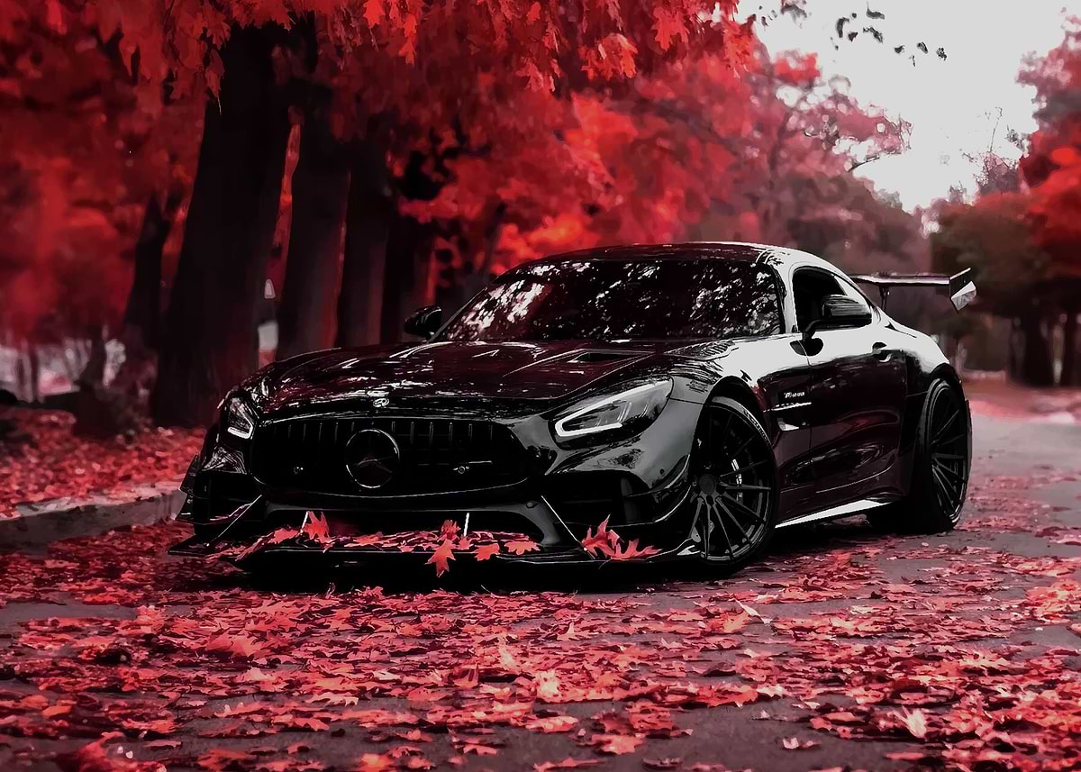 'mercedes benz amg' Poster, picture, metal print, paint by Hakuro ...