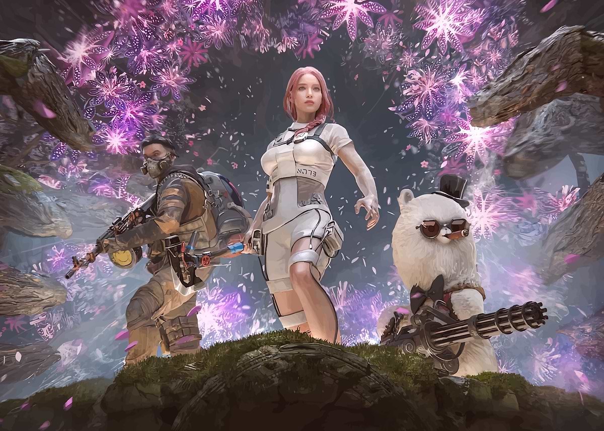 'once human' Poster, picture, metal print, paint by maju makmur | Displate