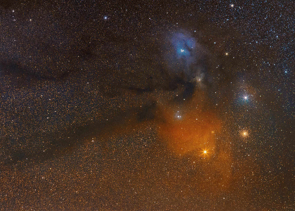 'Rho Ophiuchi Cloud Complex' Poster, picture, metal print, paint by Ika ...
