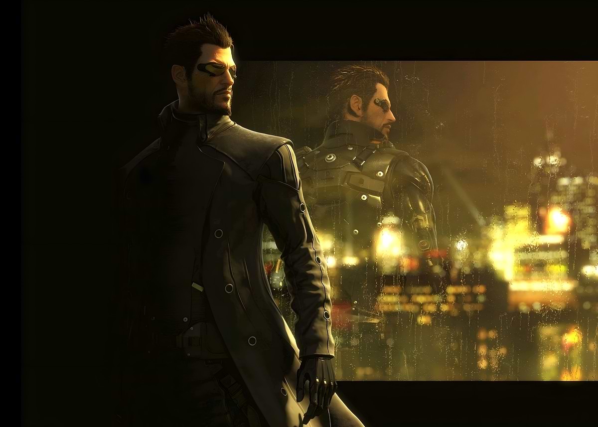 'Adam Jensen' Poster, picture, metal print, paint by Alex Luke | Displate
