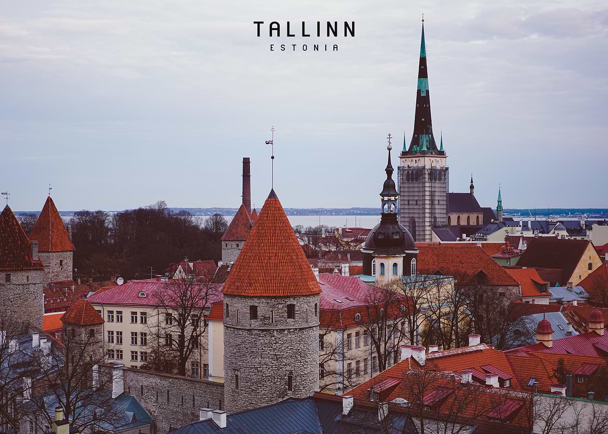 'Tallinn ' Poster, picture, metal print, paint by Explore Universe ...