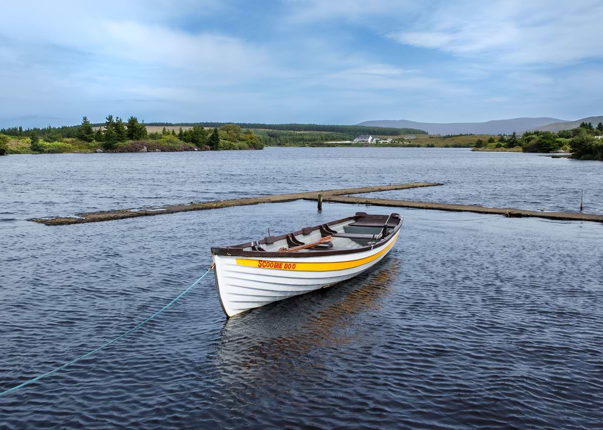 'Boat at Dungloe' Poster, picture, metal print, paint by Martin Hesketh ...