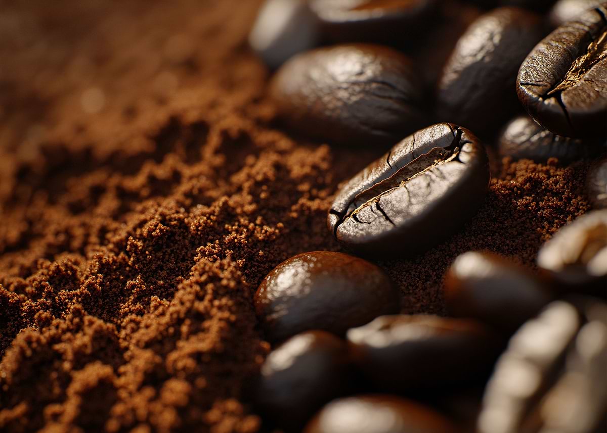 'Delicious coffee beans' Poster, picture, metal print, paint by Stefan ...