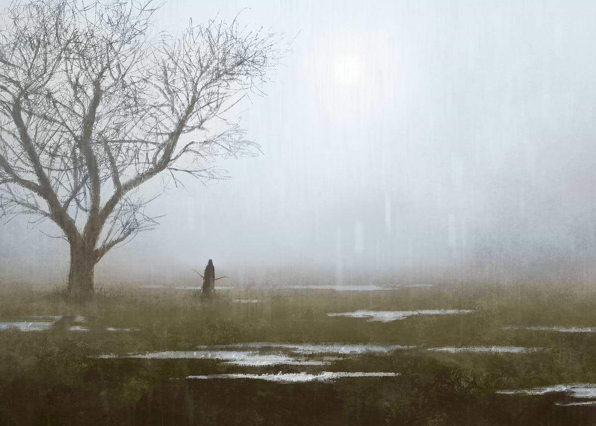 'A Pale Sun' Poster, picture, metal print, paint by Federico Lucidi ...