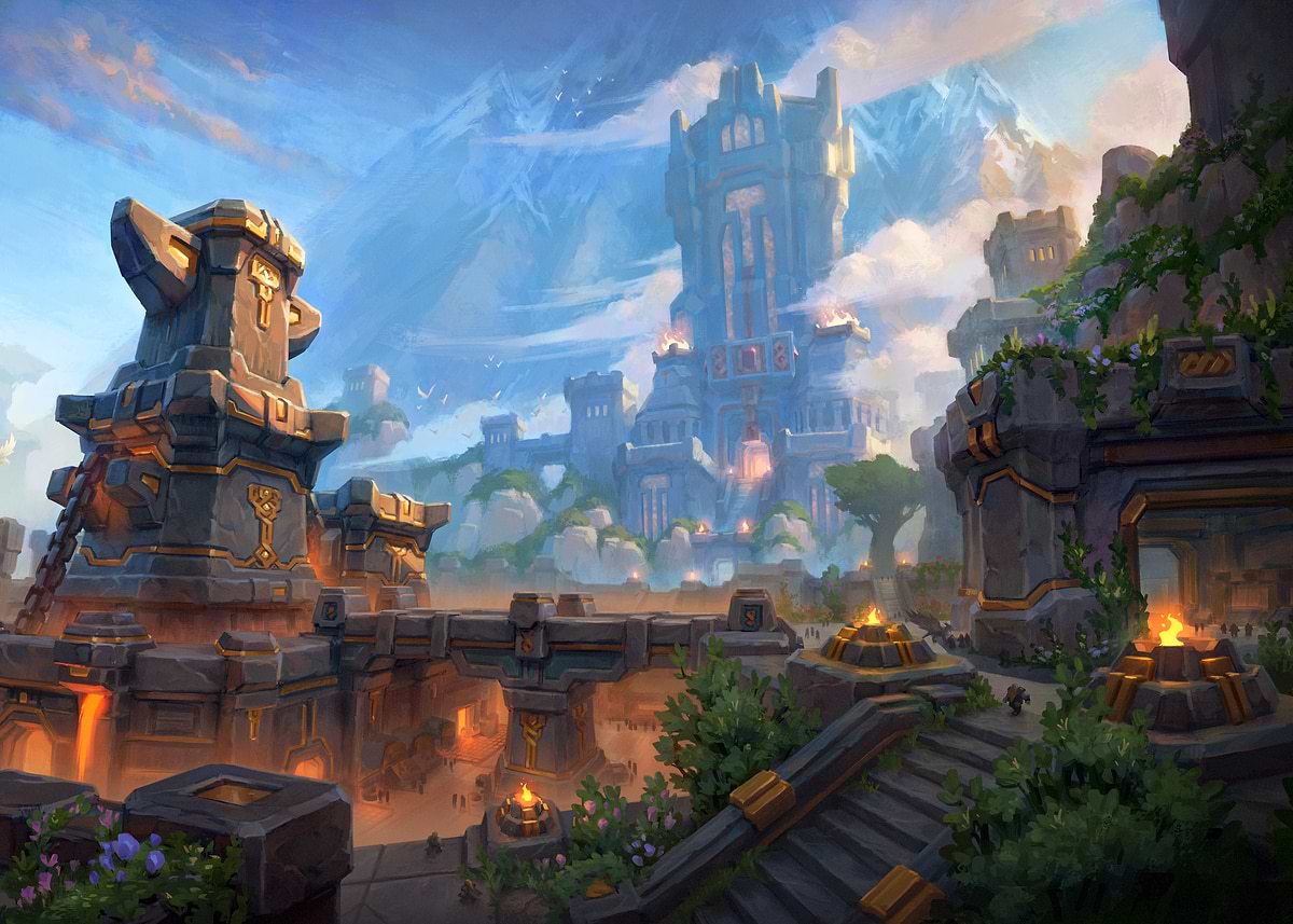 'Isle of Dorn' Poster, picture, metal print, paint by World Of Warcraft ...