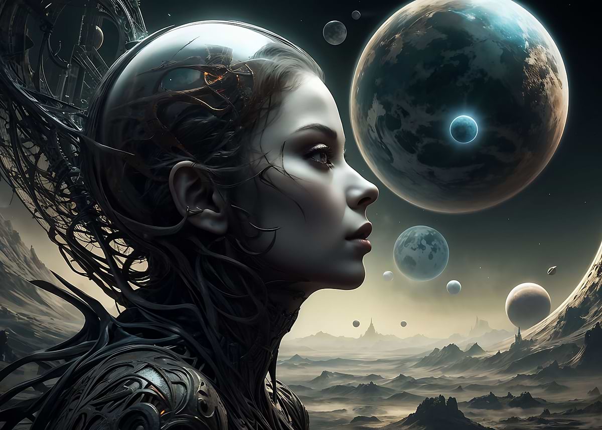 'Planetarium' Poster, picture, metal print, paint by Marco Tal | Displate