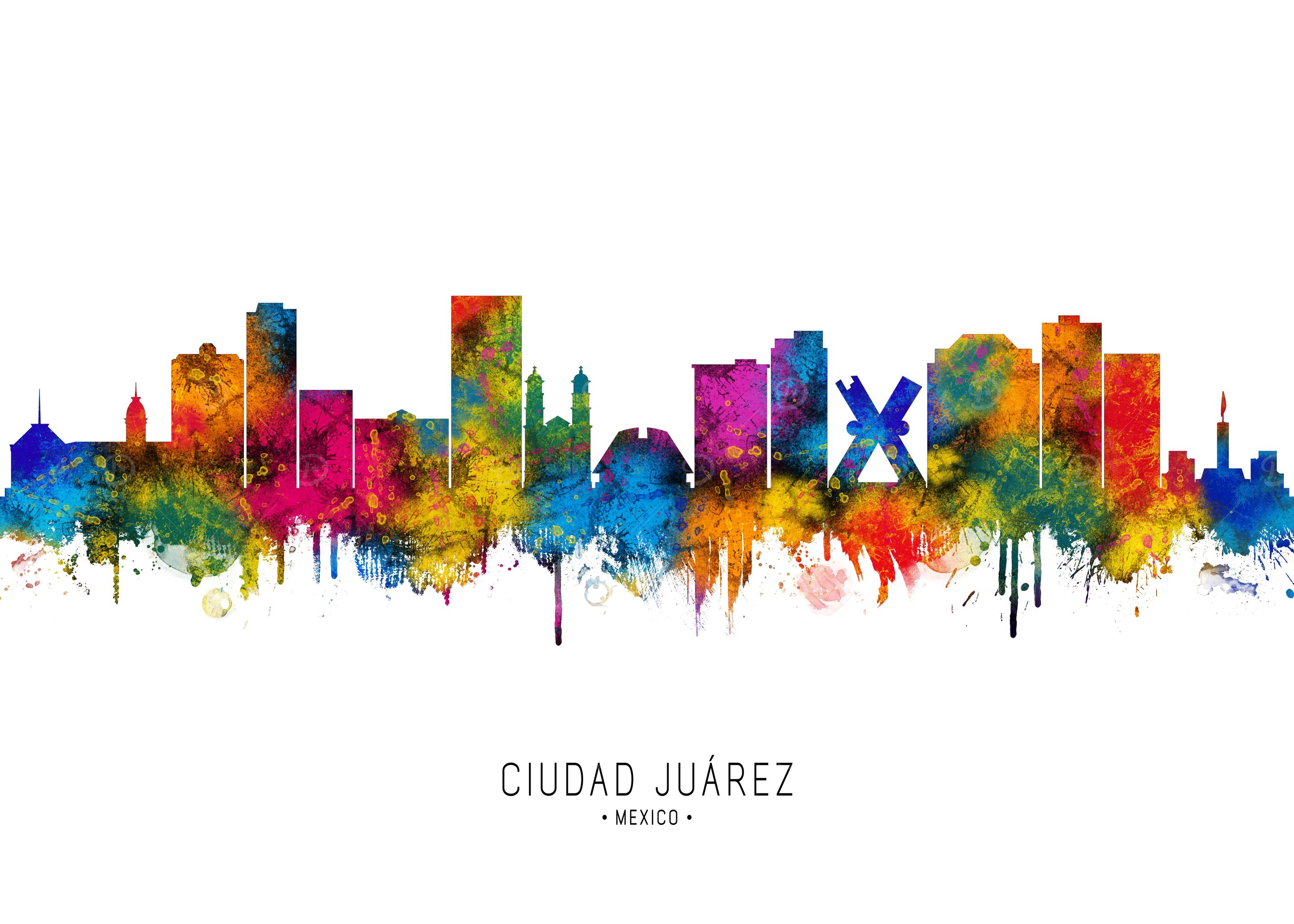 'Ciudad Juarez Mexico' Poster, picture, metal print, paint by Towseef ...