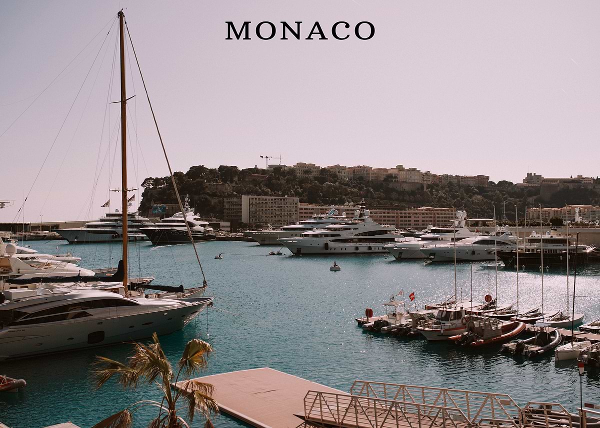 'Monaco ' Poster, picture, metal print, paint by Big City | Displate