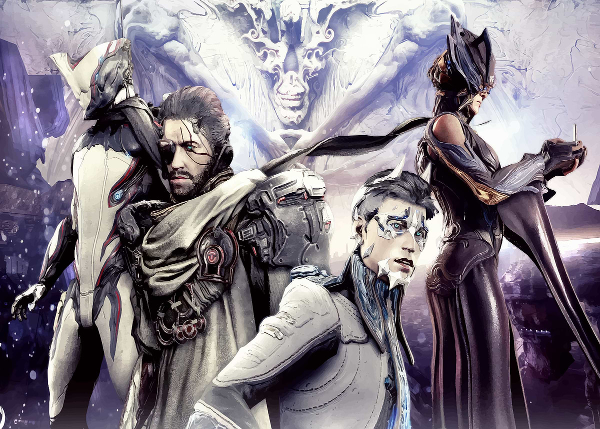 'Warframe Characters' Poster, picture, metal print, paint by Michelle ...