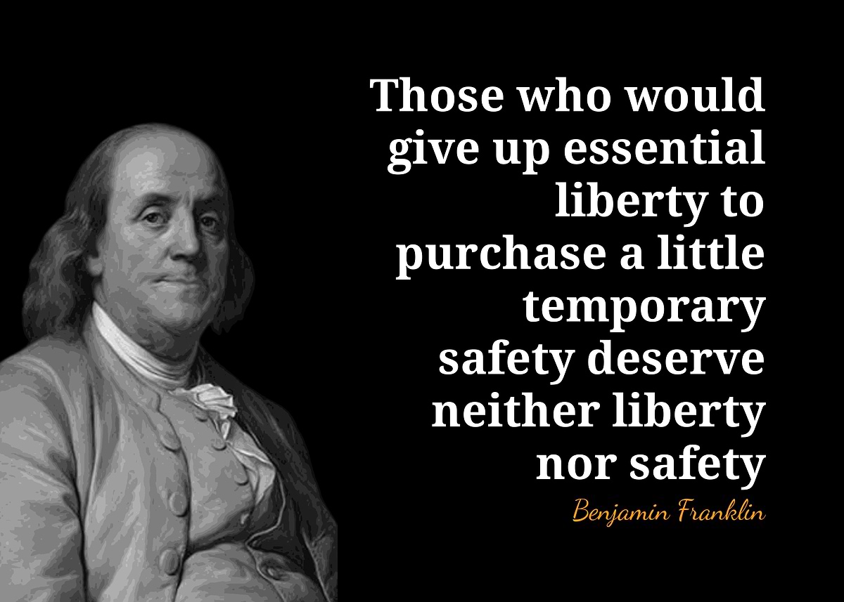 'Benjamin Franklin Quote' Poster, picture, metal print, paint by Abi ...