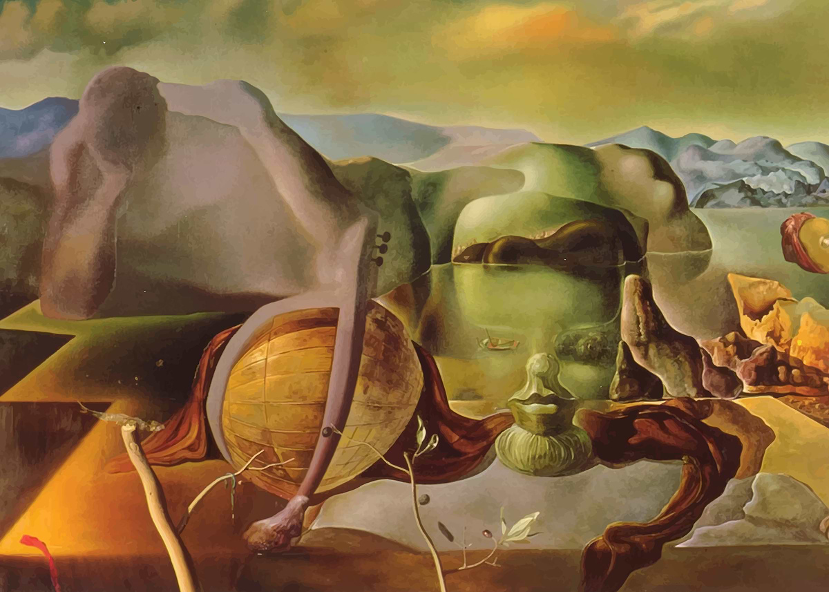 'Salvador Dali The endless enigma' Poster, picture, metal print, paint ...
