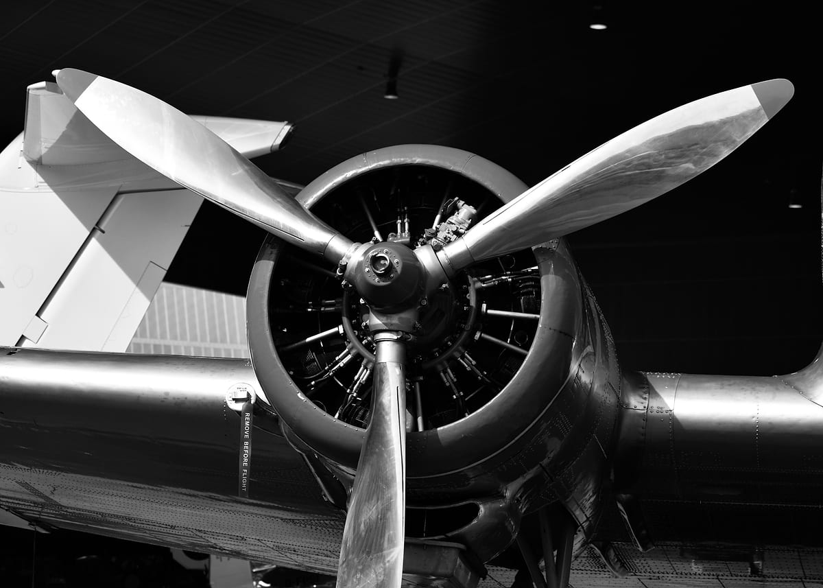 'Vintage Airplane Propeller' Poster, picture, metal print, paint by ...