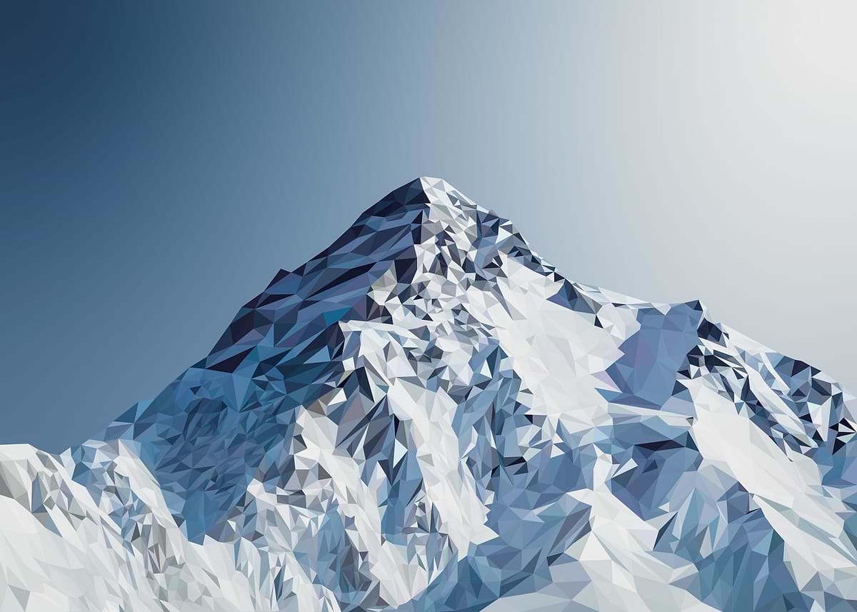 'K2 ' Poster, picture, metal print, paint by Alex | Displate