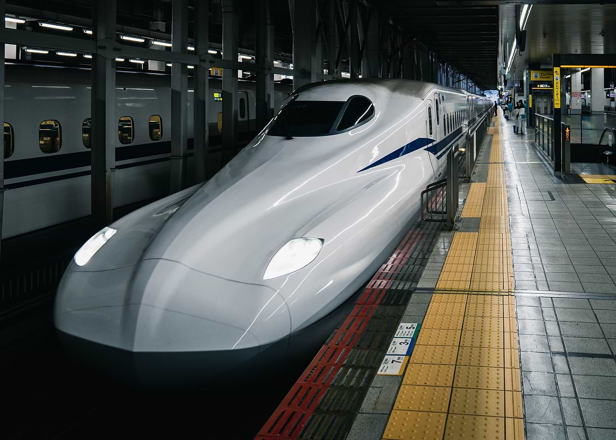'Shinkansen Bullet Train' Poster, picture, metal print, paint by Otika ...