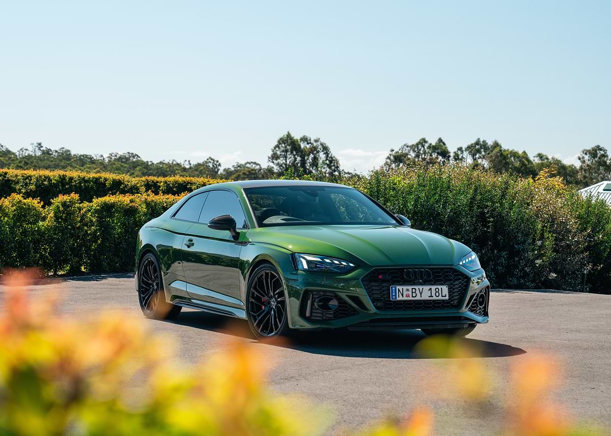 'Green Audi RS5 Coupe' Poster, picture, metal print, paint by Cars ...