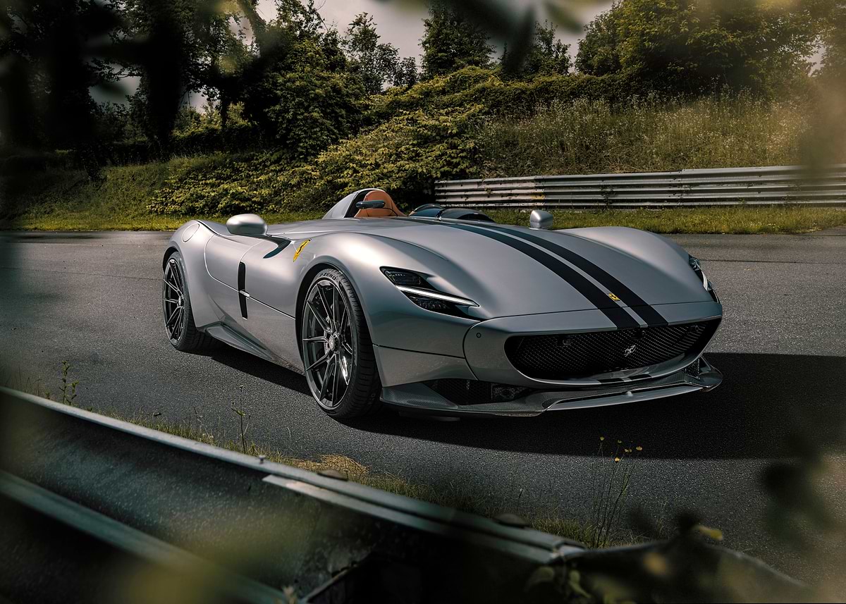 'Ferrari Monza SP2' Poster, picture, metal print, paint by Cars Mania ...