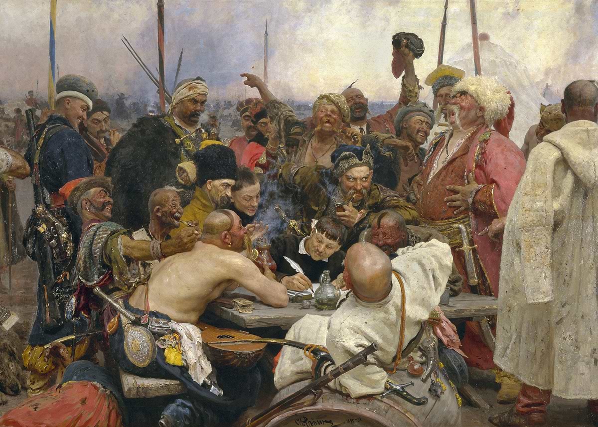 'Cossack Council Painting' Poster, picture, metal print, paint by Tomi ...
