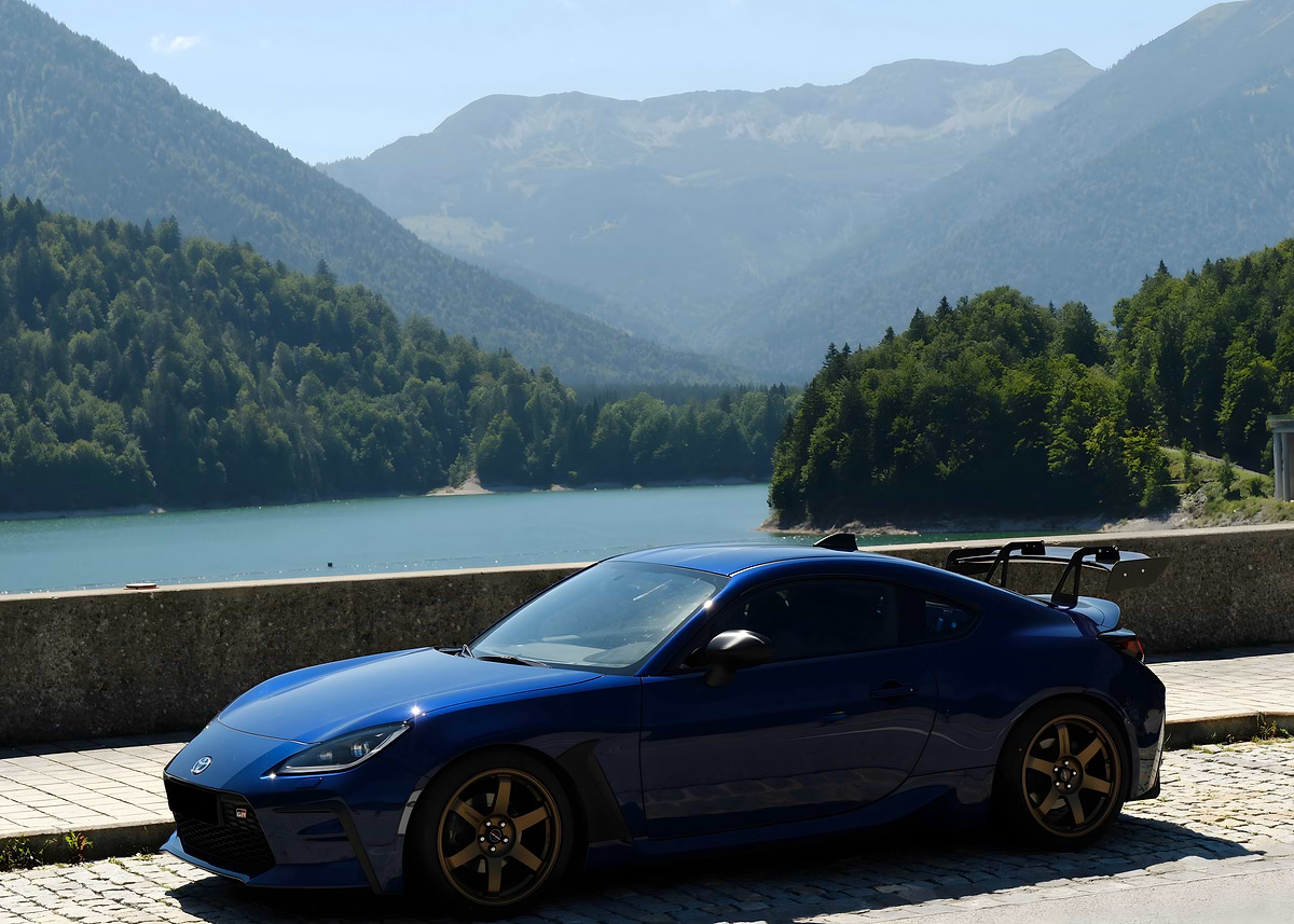 'GR86 Toyota' Poster, picture, metal print, paint by Lucz48 | Displate