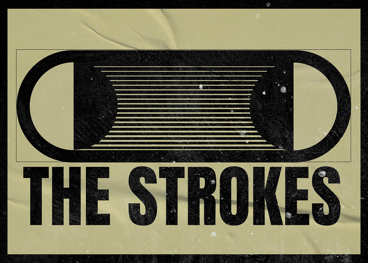 'The Strokes Band Logo' Poster, picture, metal print, paint by ...