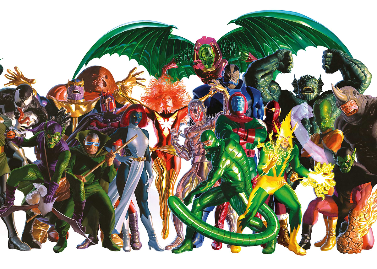 'Alex Ross Villains - 2' Poster, picture, metal print, paint by Marvel ...