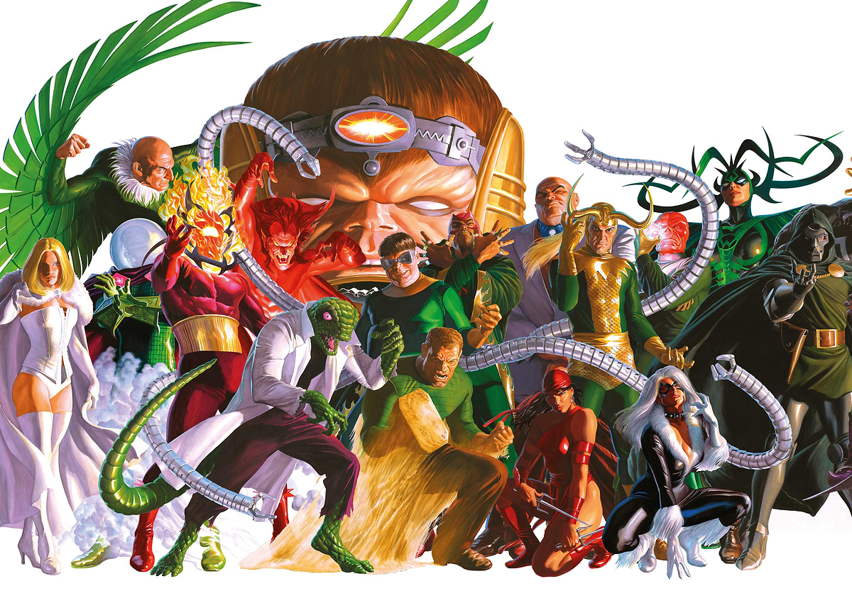 'Alex Ross Villains - 1' Poster, picture, metal print, paint by Marvel ...