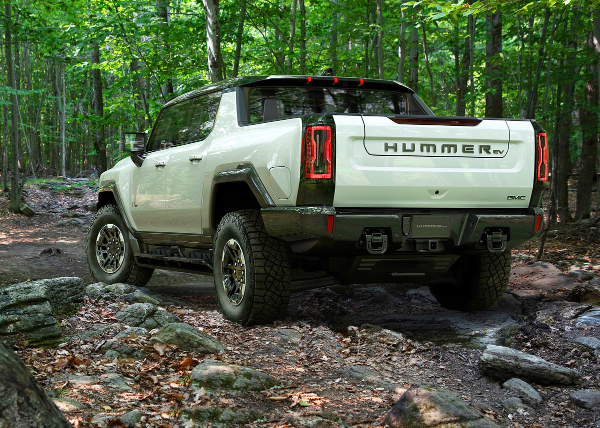 'GMC Hummer EV Pickup Truck' Poster, picture, metal print, paint by ...
