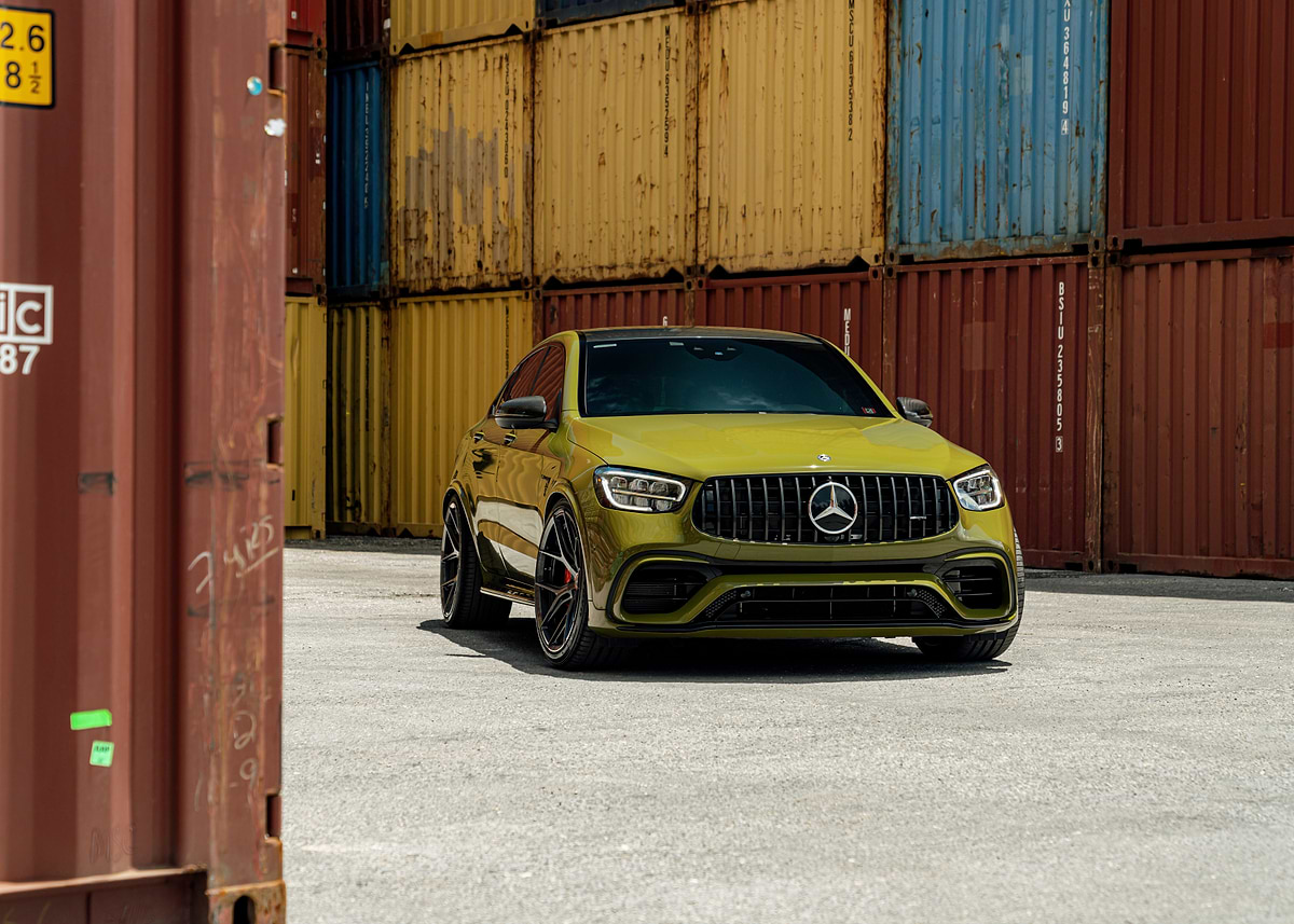 'Mercedes-Benz GLC Coupe' Poster, picture, metal print, paint by ...