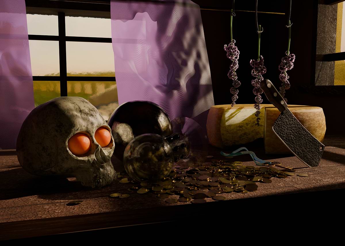 '(Dis)Still-Life' Poster, picture, metal print, paint by HEXU | Displate