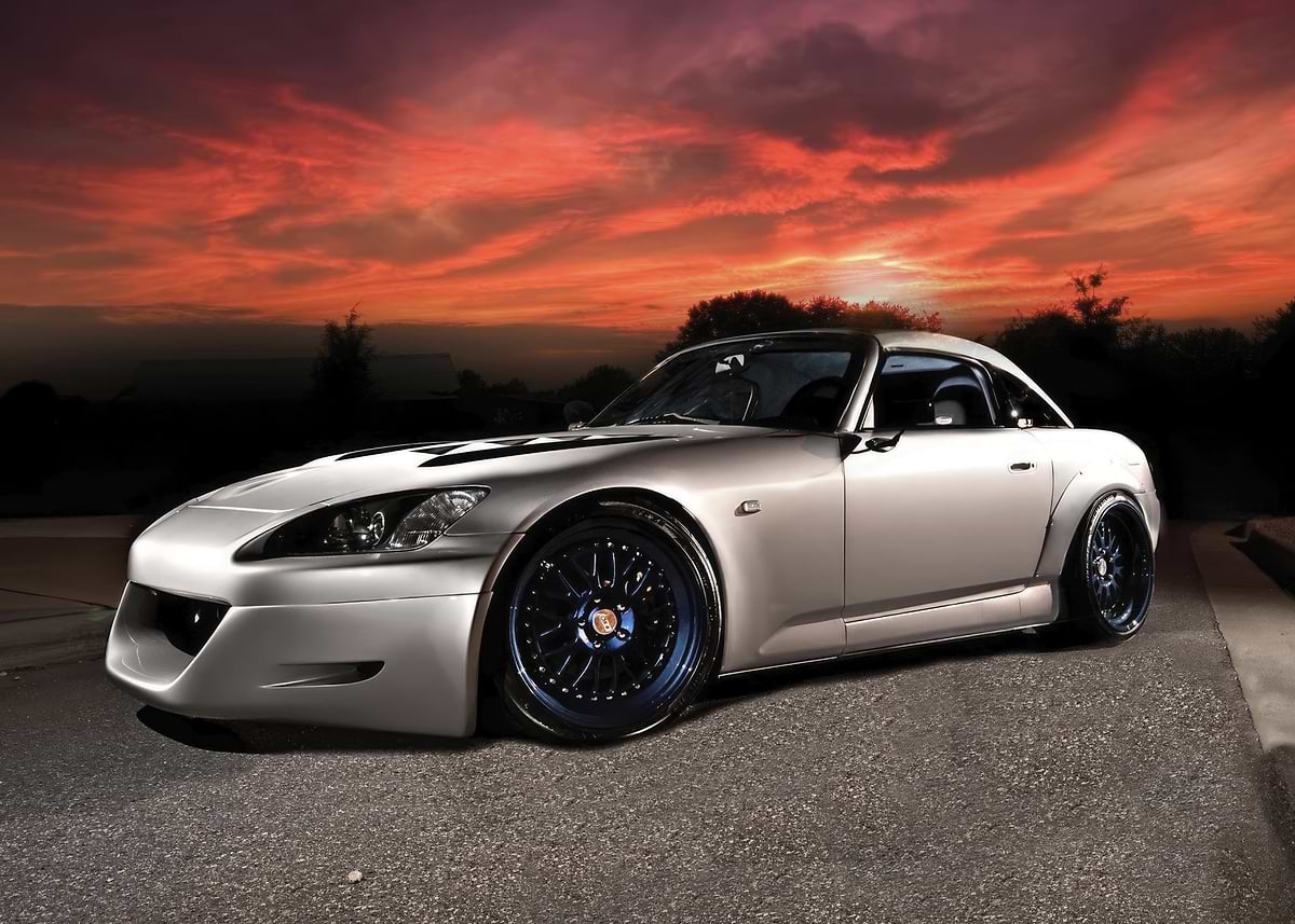 'Silver Honda S2000' Poster, picture, metal print, paint by ALCN | Displate