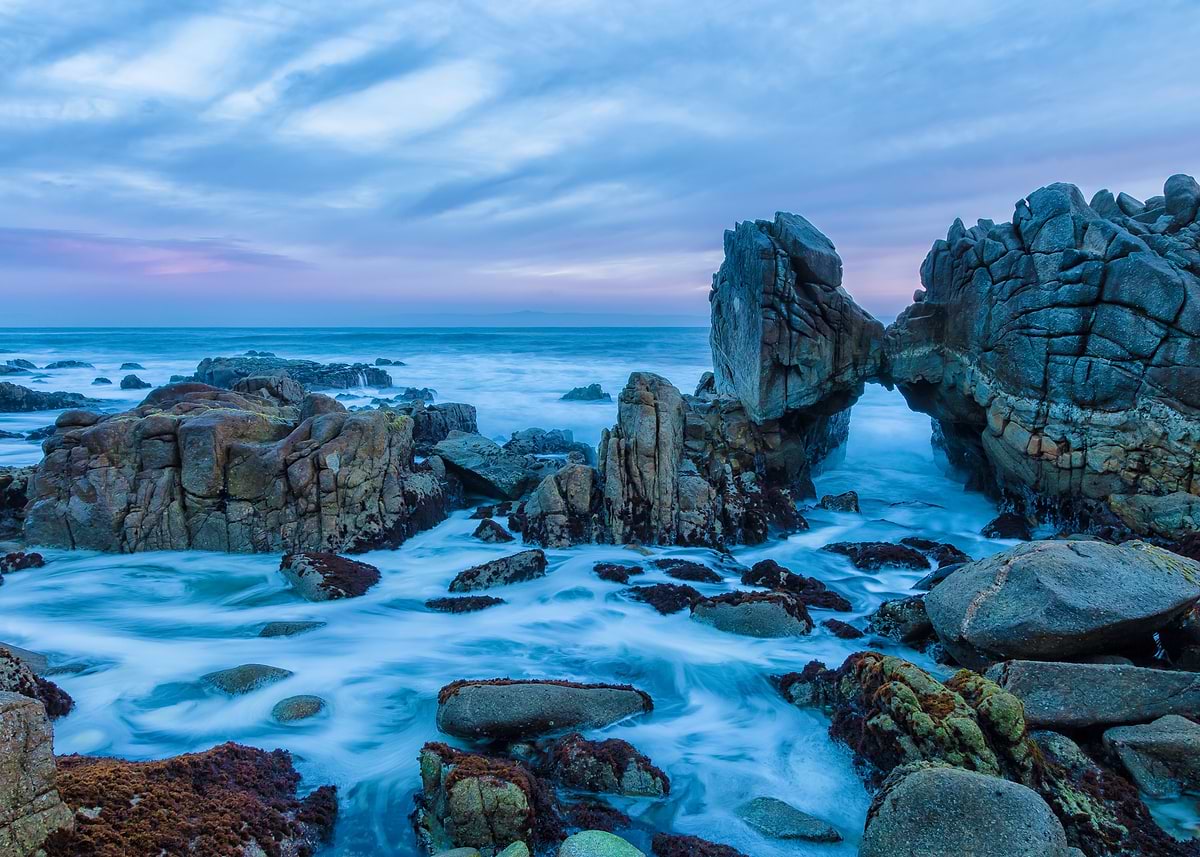 'Ocean Rock Arch' Poster, picture, metal print, paint by Jonathan ...