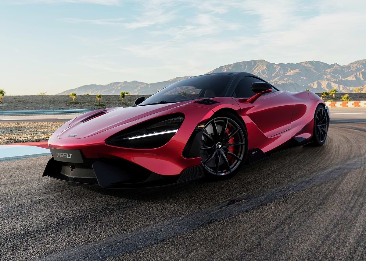 'McLaren 765LT Race Car' Poster, picture, metal print, paint by auto ...