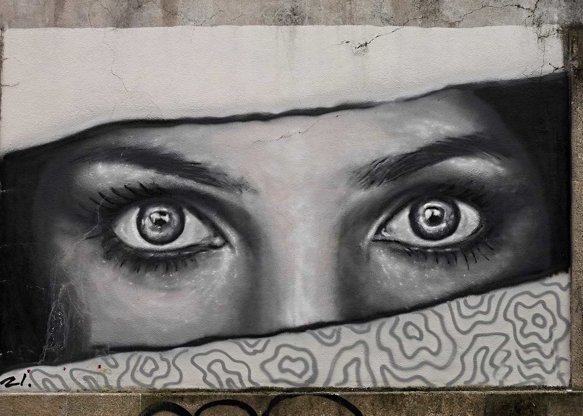 'Graffiti Eyes' Poster, picture, metal print, paint by insideportugal ...