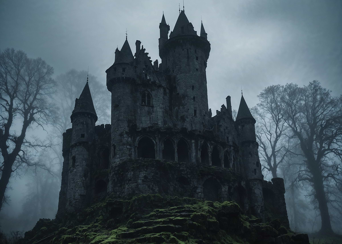 'Gothic Castle' Poster, picture, metal print, paint by Leviathan666 ...