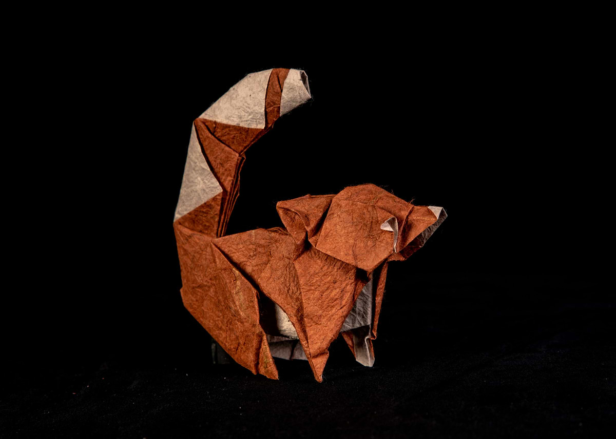 'Origami Red Panda' Poster, picture, metal print, paint by Djangorigami ...