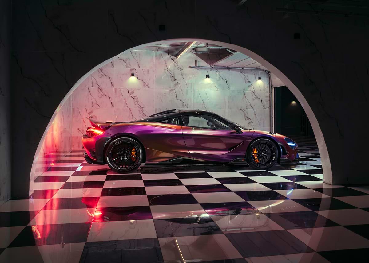 'Purple McLaren 765LT' Poster, picture, metal print, paint by SCC Sport ...