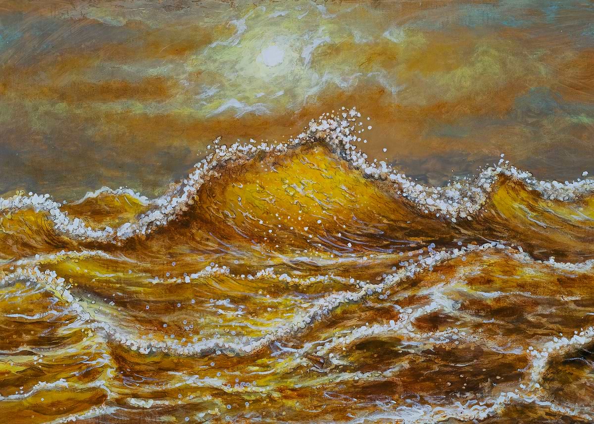 'Sea Of Beer 2019' Poster, picture, metal print, paint by andromaleus ...