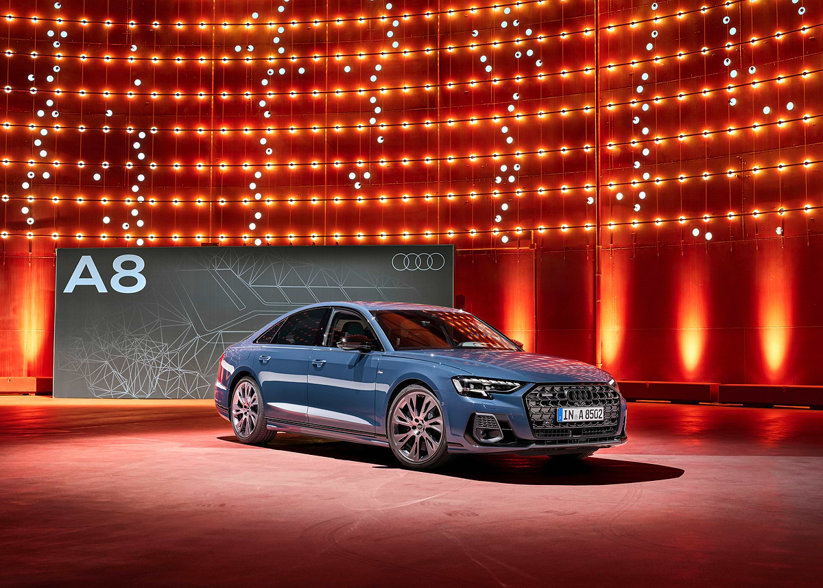 'Audi A8 Sedan' Poster, picture, metal print, paint by Rainnewbie ...