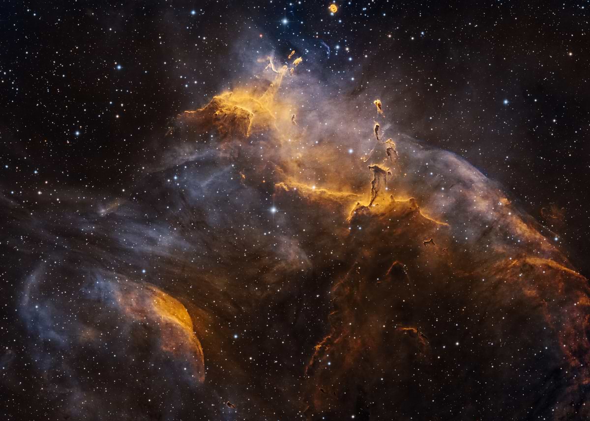 'Southern Tadpole Nebula' Poster, picture, metal print, paint by ...