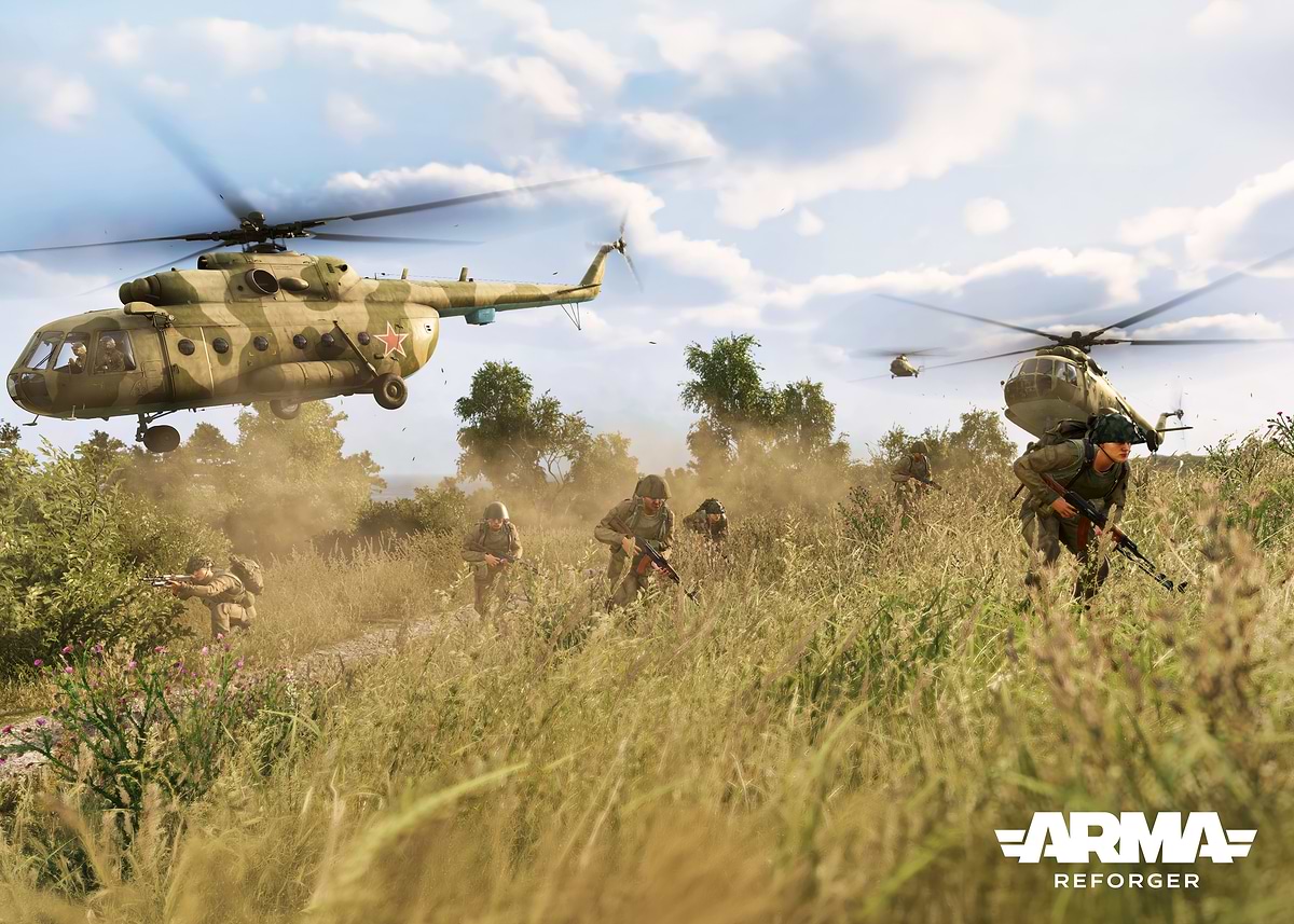 'ARMA Reforger: Helicopter Assault' Poster, picture, metal print, paint ...