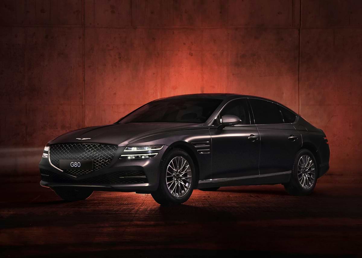 'Genesis G80 Sedan' Poster, picture, metal print, paint by Art ...