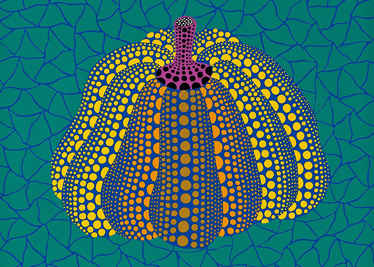 'Kusama Pumpkin' Poster, picture, metal print, paint by Clinton Ward ...