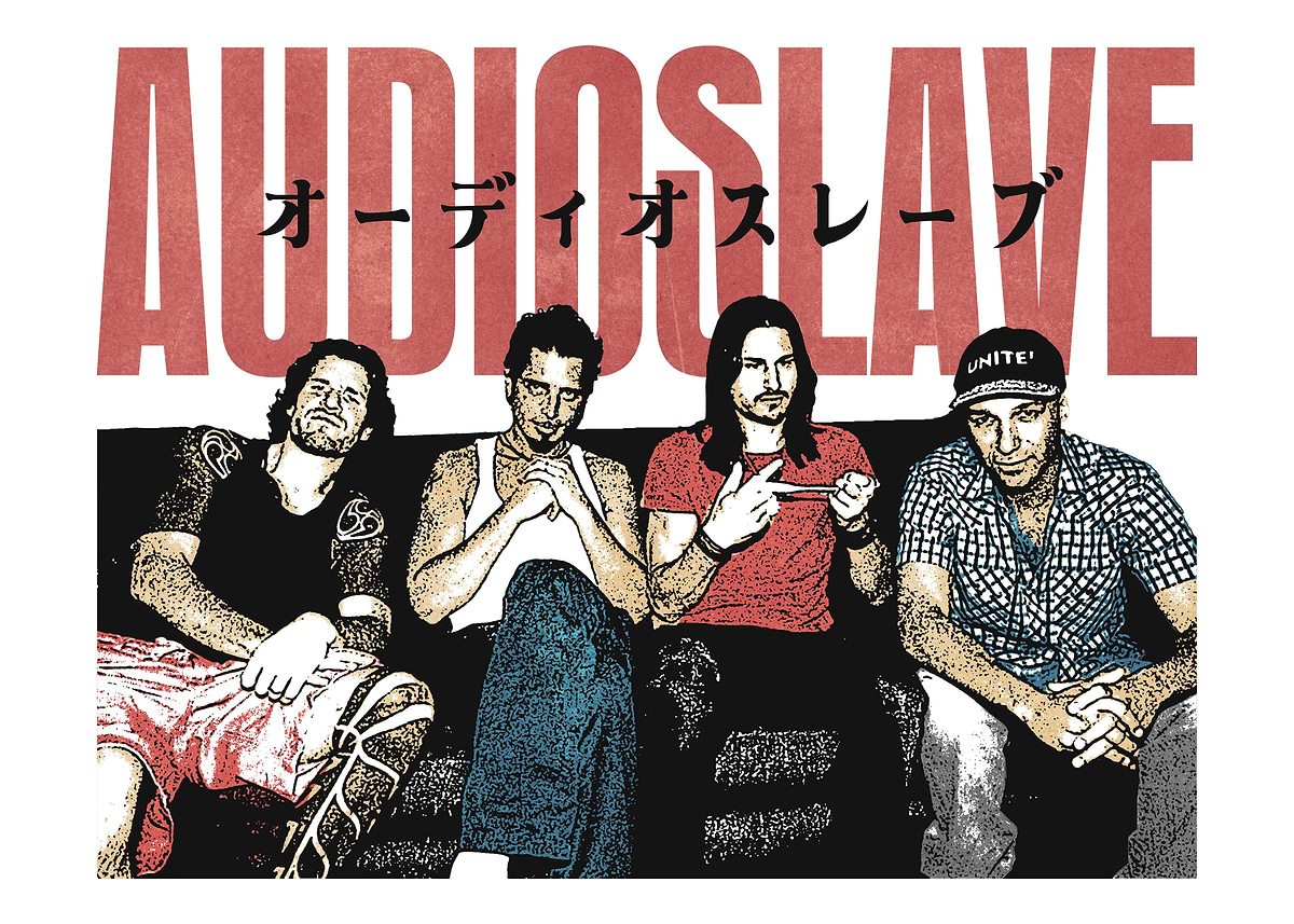 'Audioslave Rock Poster' Poster, picture, metal print, paint by ...