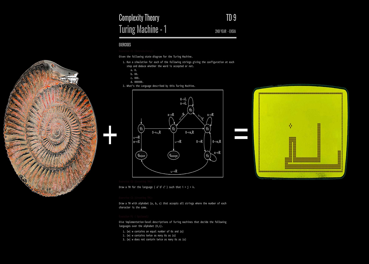 'Turing Machine Diagram' Poster, picture, metal print, paint by ...
