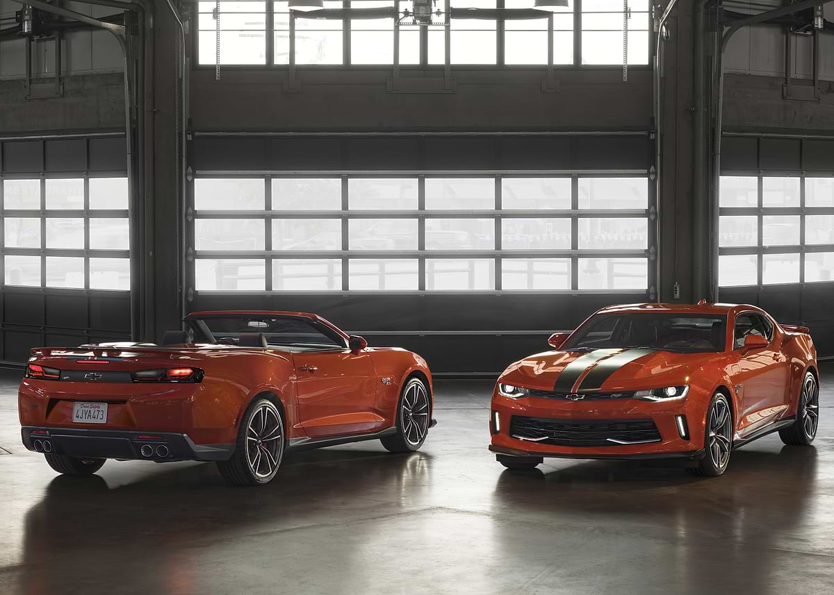'Orange Chevrolet Camaro' Poster, picture, metal print, paint by ALCN ...