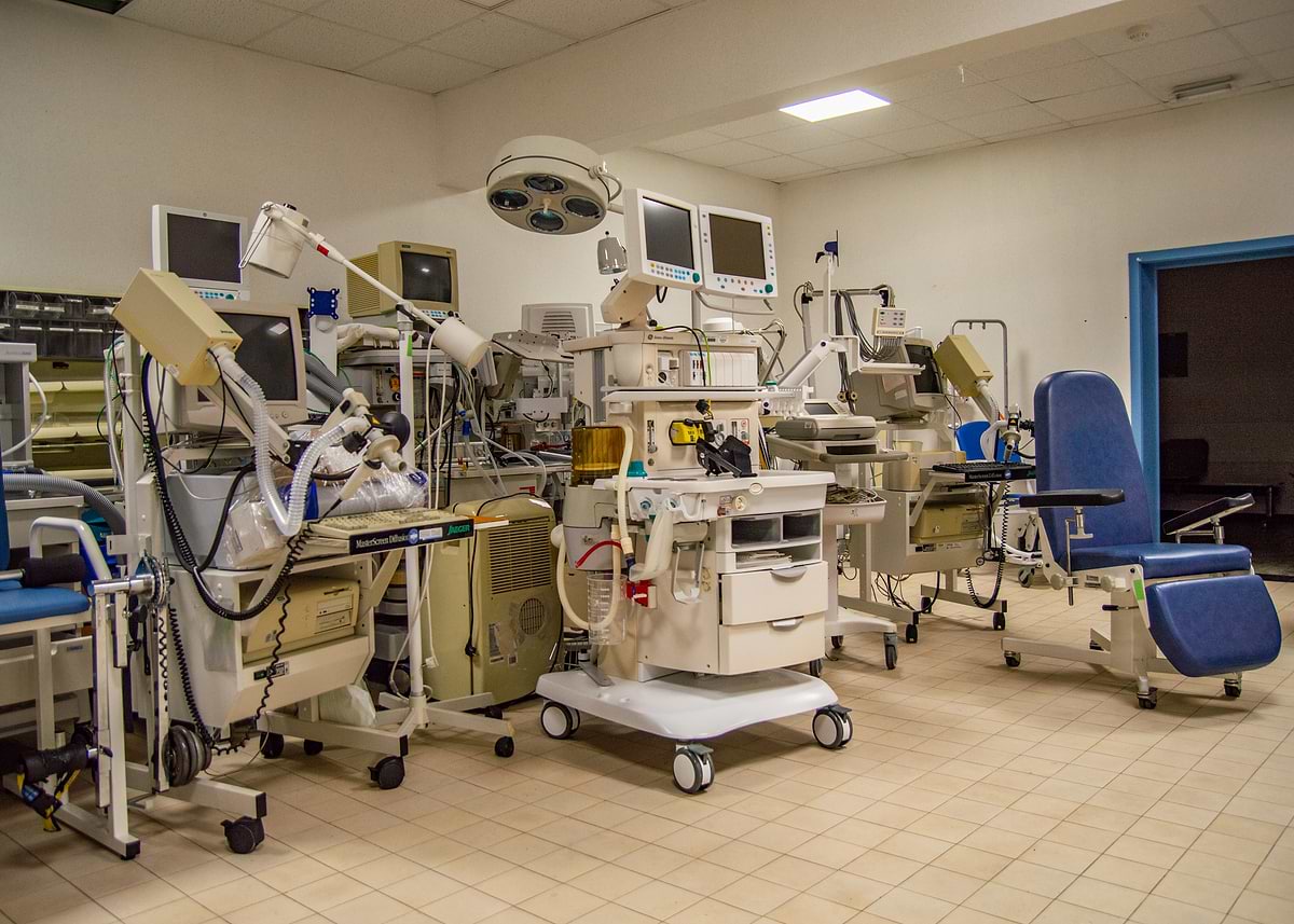 'Hospital Operating Room Equipment' Poster, picture, metal print, paint ...