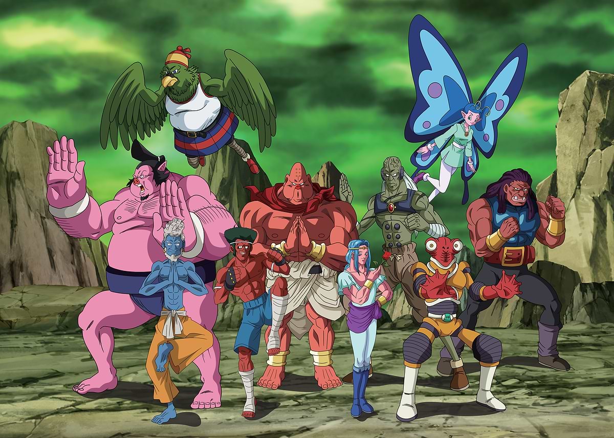 'Universe 10 Team' Poster, picture, metal print, paint by Dragon Ball ...