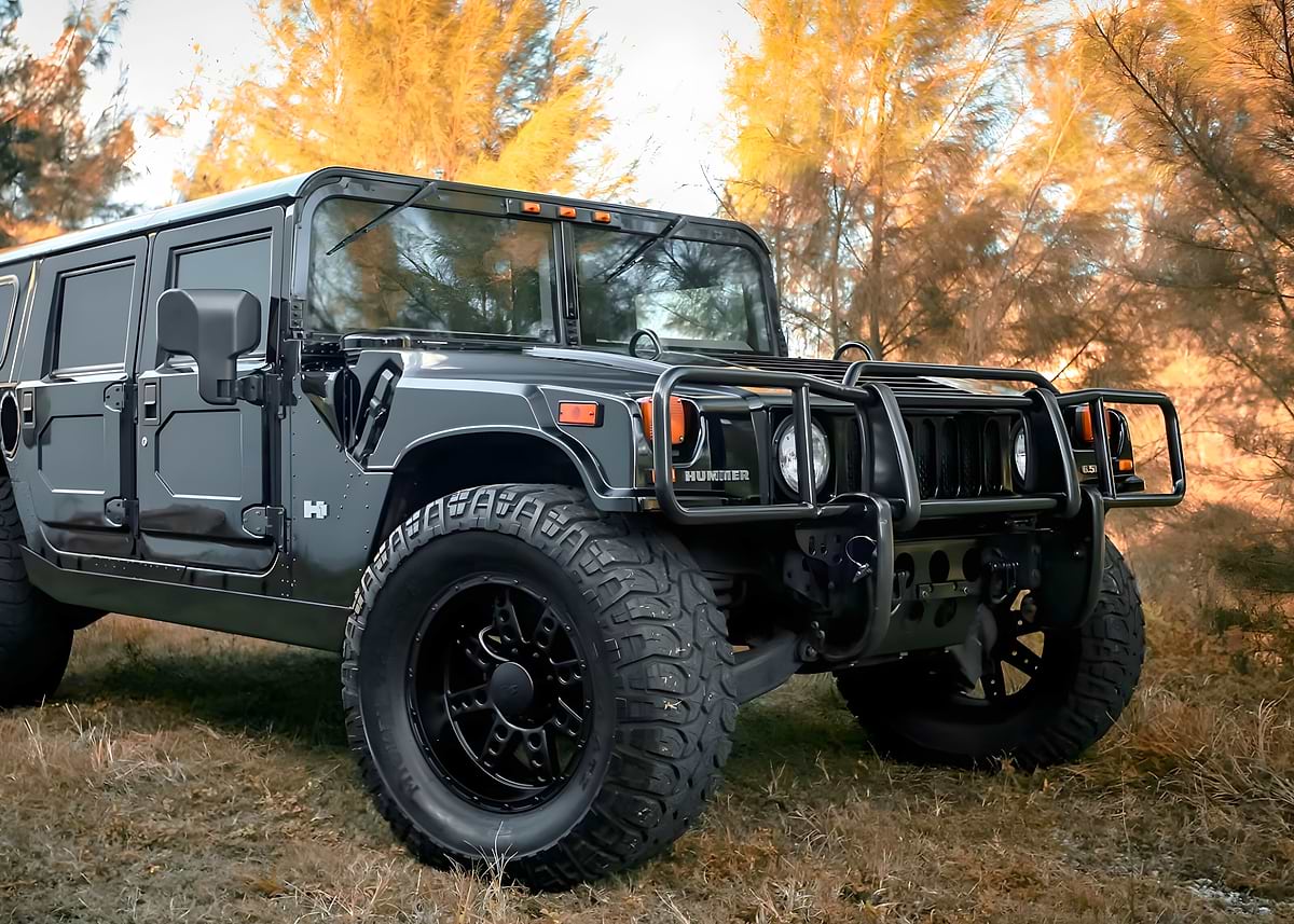 'Black Hummer H1' Poster, picture, metal print, paint by auto cars ...