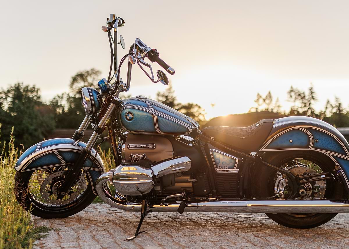 'Custom BMW Motorcycle' Poster, picture, metal print, paint by Sun Arti ...